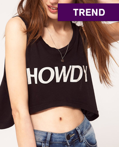 Bauchfreie Tops — Jetzt auf STYLIGHT entdecken »